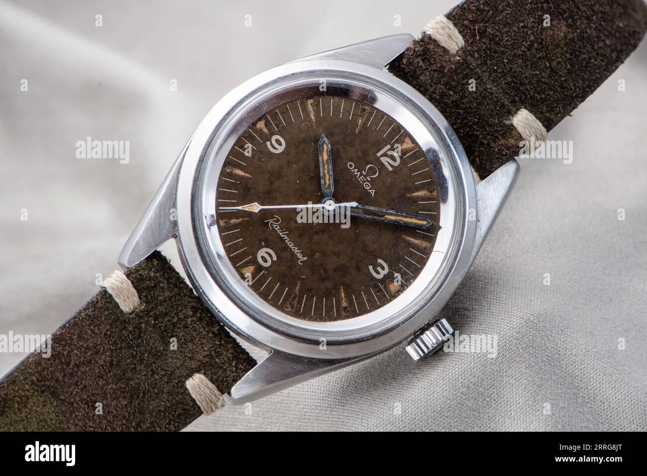 Vintage Omega Railmaster PAF watch Stock Photo - Alamy