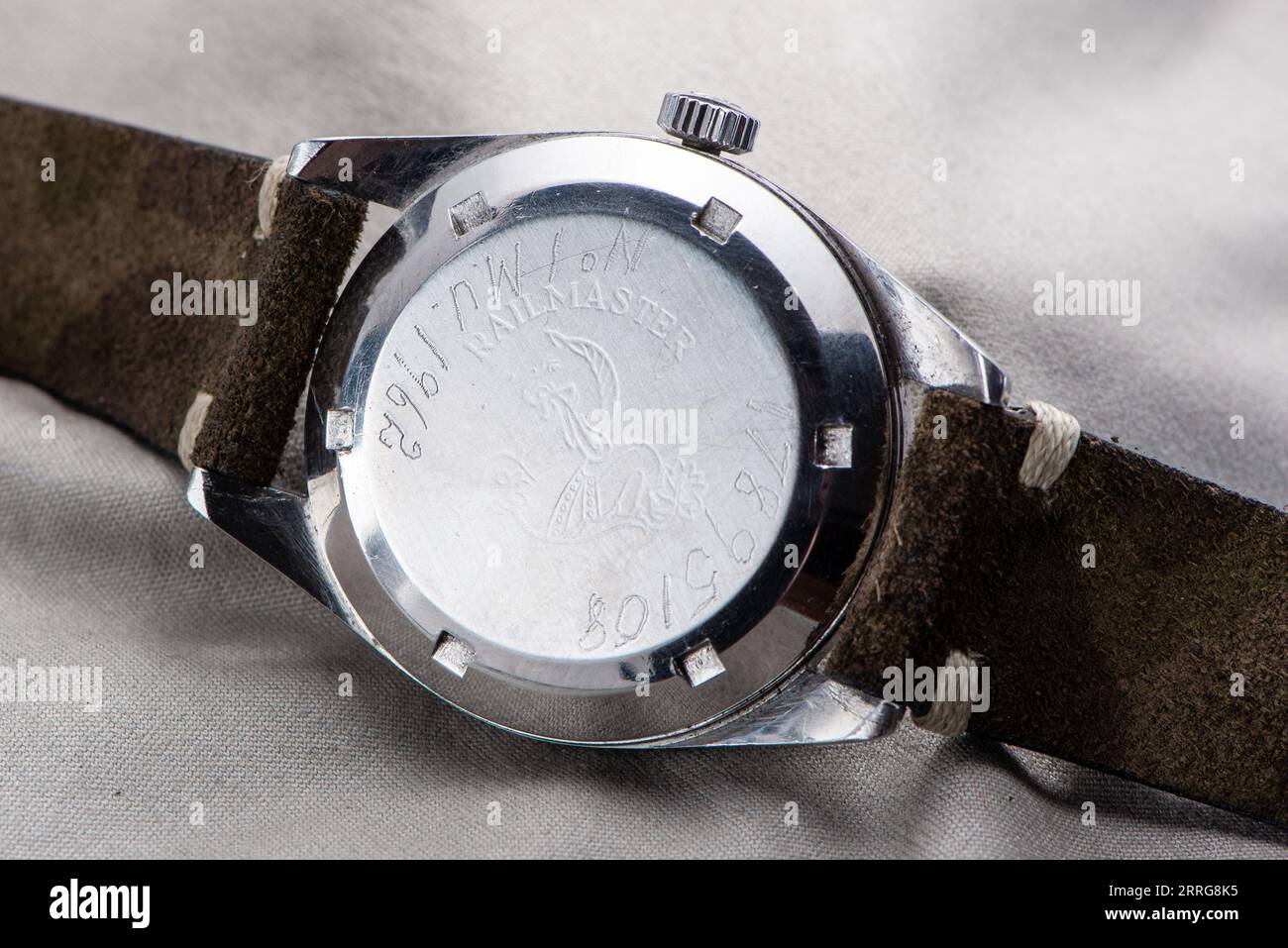 Vintage Omega Railmaster PAF watch Stock Photo - Alamy