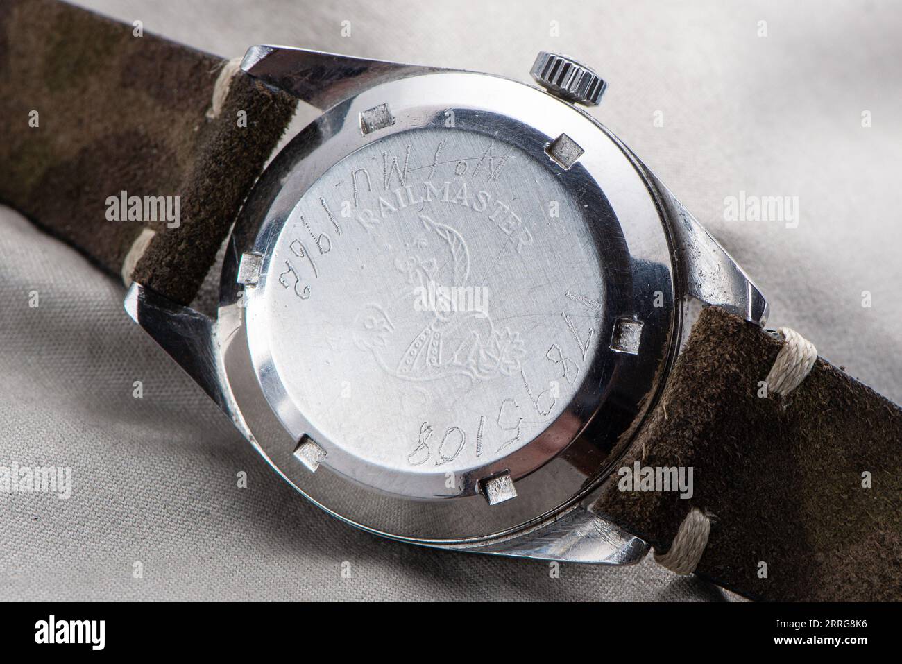 Vintage Omega Railmaster PAF watch Stock Photo - Alamy