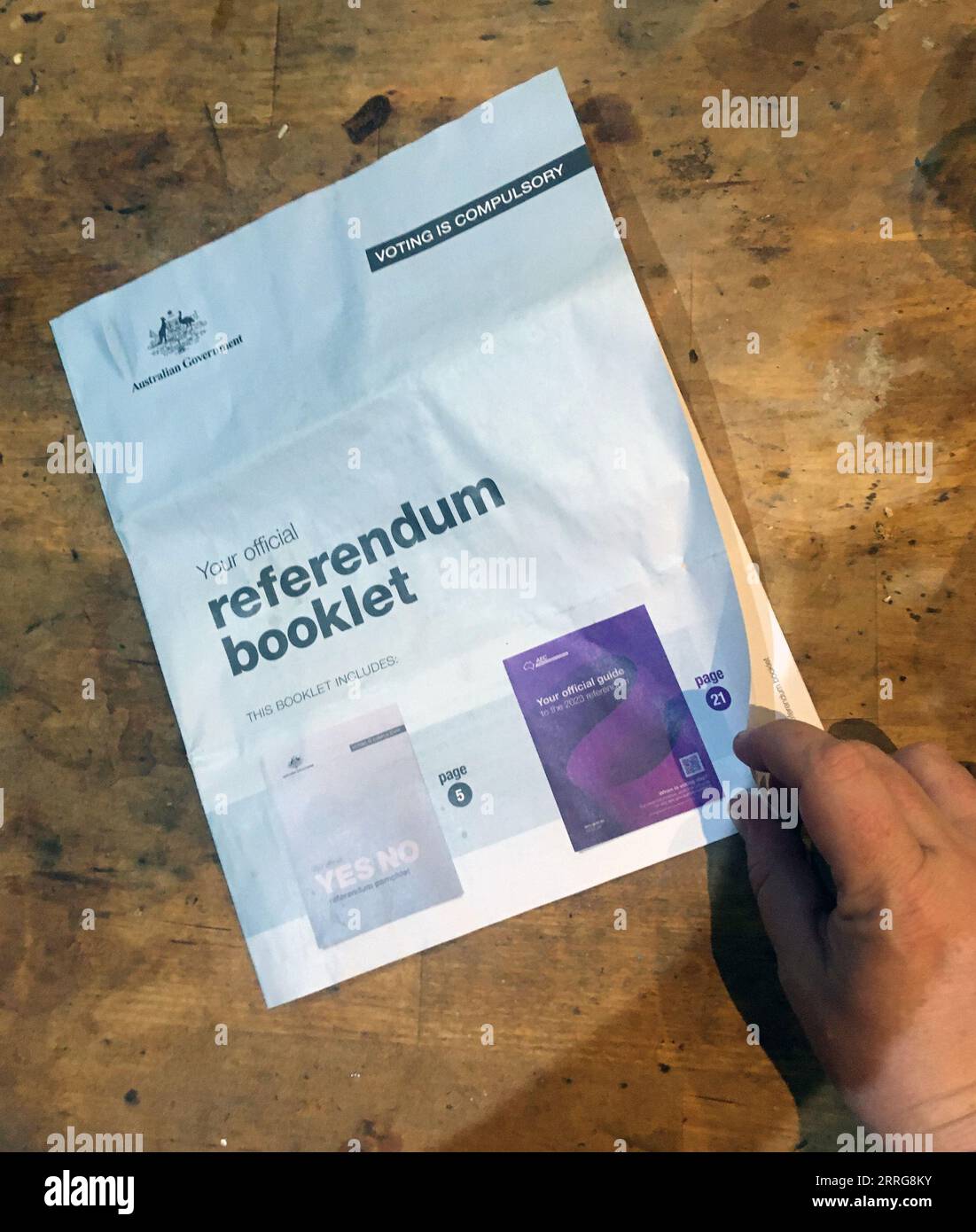 Official Australian Electoral Commission paraphernalia about the 2023 ...