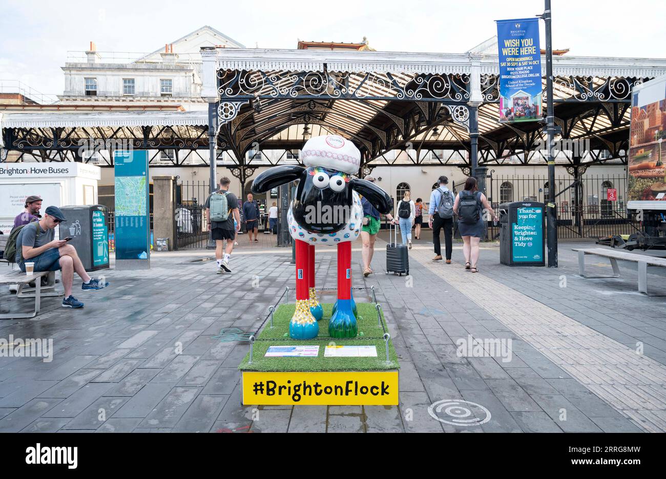 Brighton UK 8th September 2023 - One of the Shaun by The Sea art trail ...
