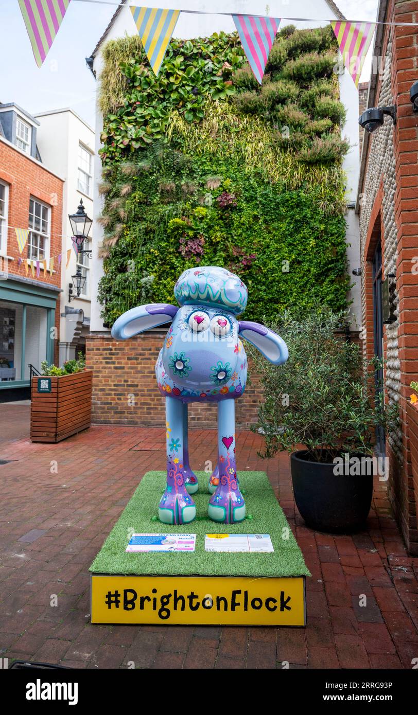Brighton UK 8th September 2023 - One of the Shaun by The Sea art trail ...