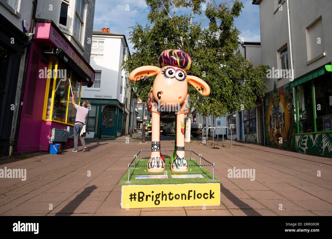 Brighton UK 8th September 2023 - One of the Shaun by The Sea art trail ...