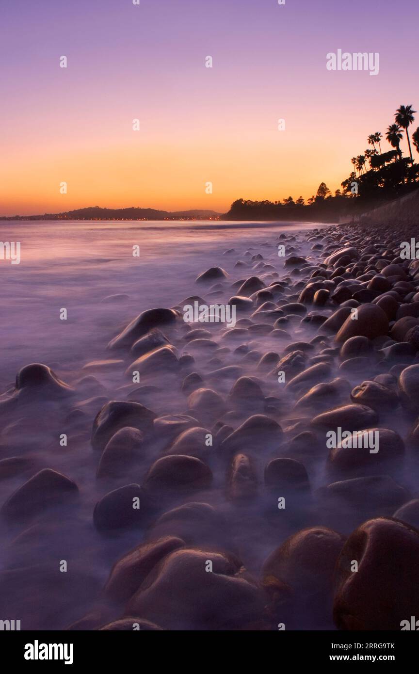 Butterfly Beach Sunset Stock Photo - Alamy