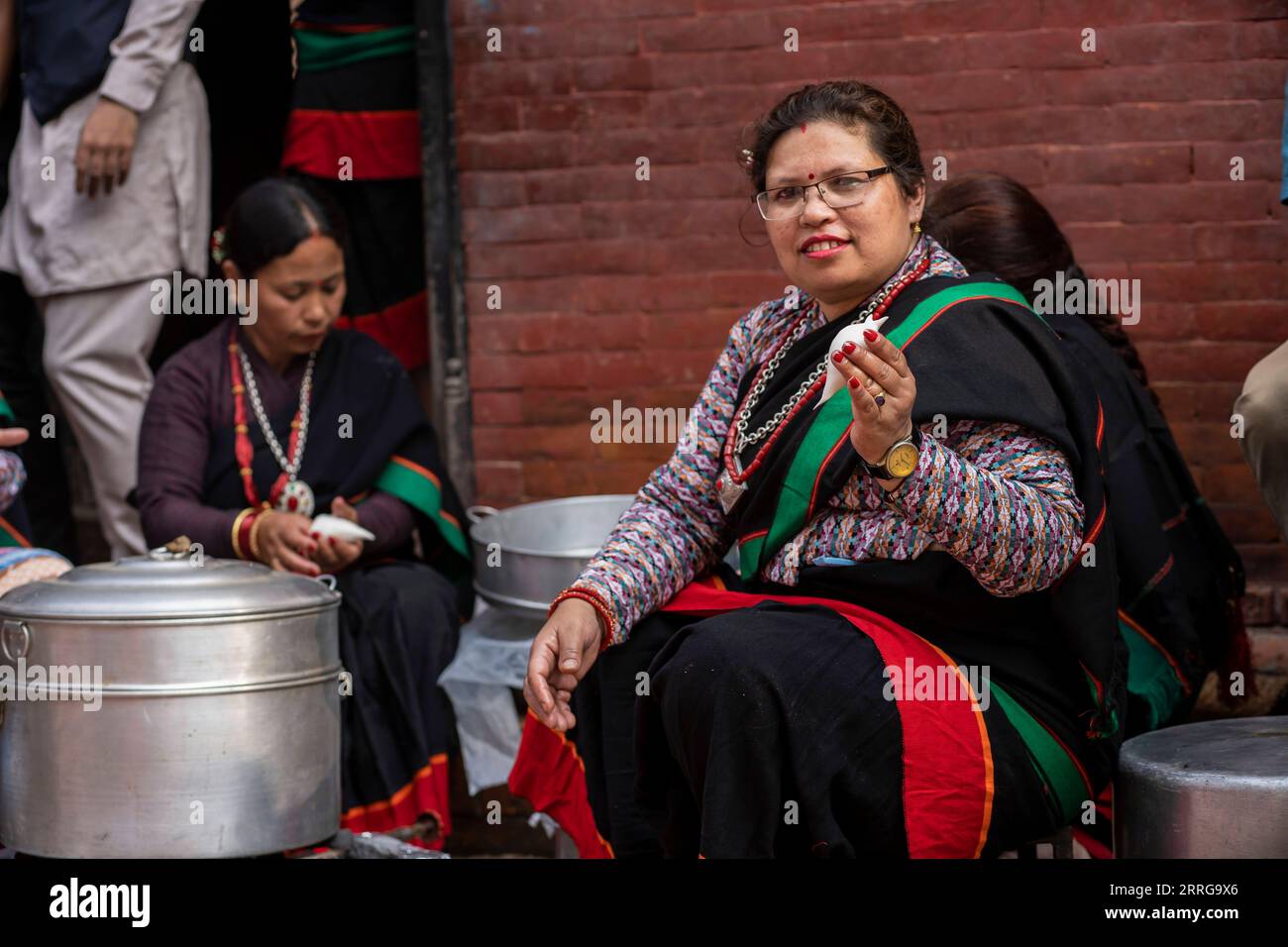 Traditional newari attire hi-res stock photography and images - Alamy