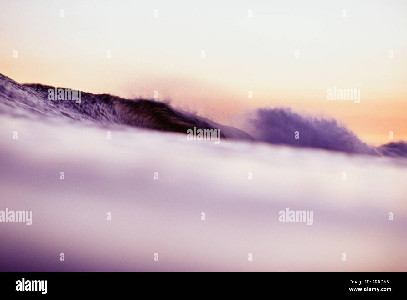 View of an empty wave in Santa Cruz, California Stock Photo - Alamy
