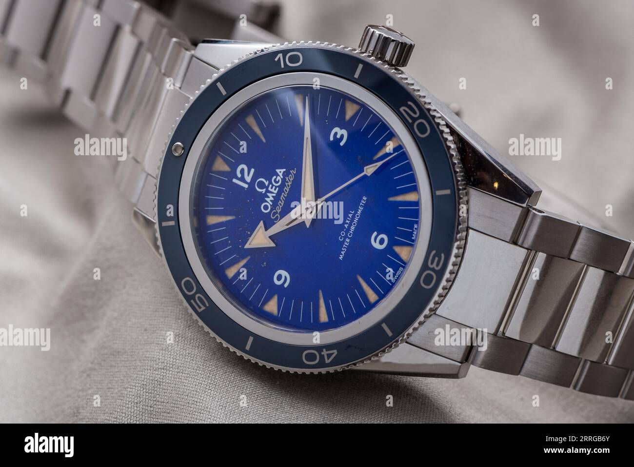 Omega Seamaster 300 in precious metals with Lapis Lazuli dial Stock ...