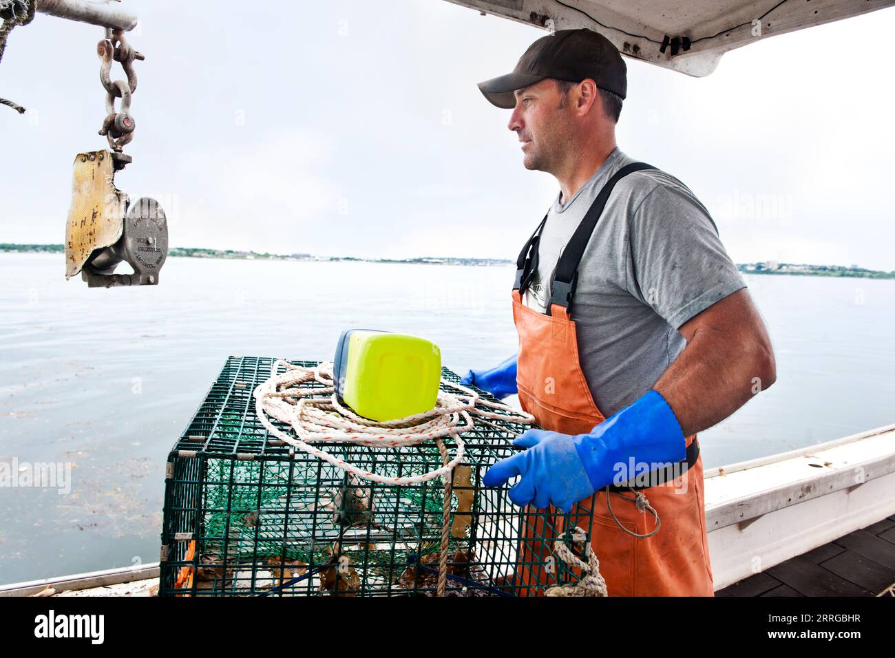 Men lobster traps hi-res stock photography and images - Alamy