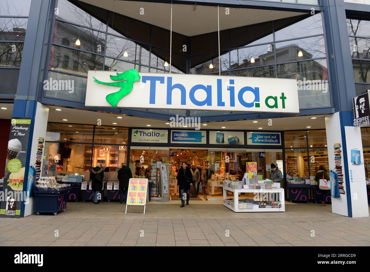 Vienna, Austria. Thalia bookselling company Stock Photo - Alamy