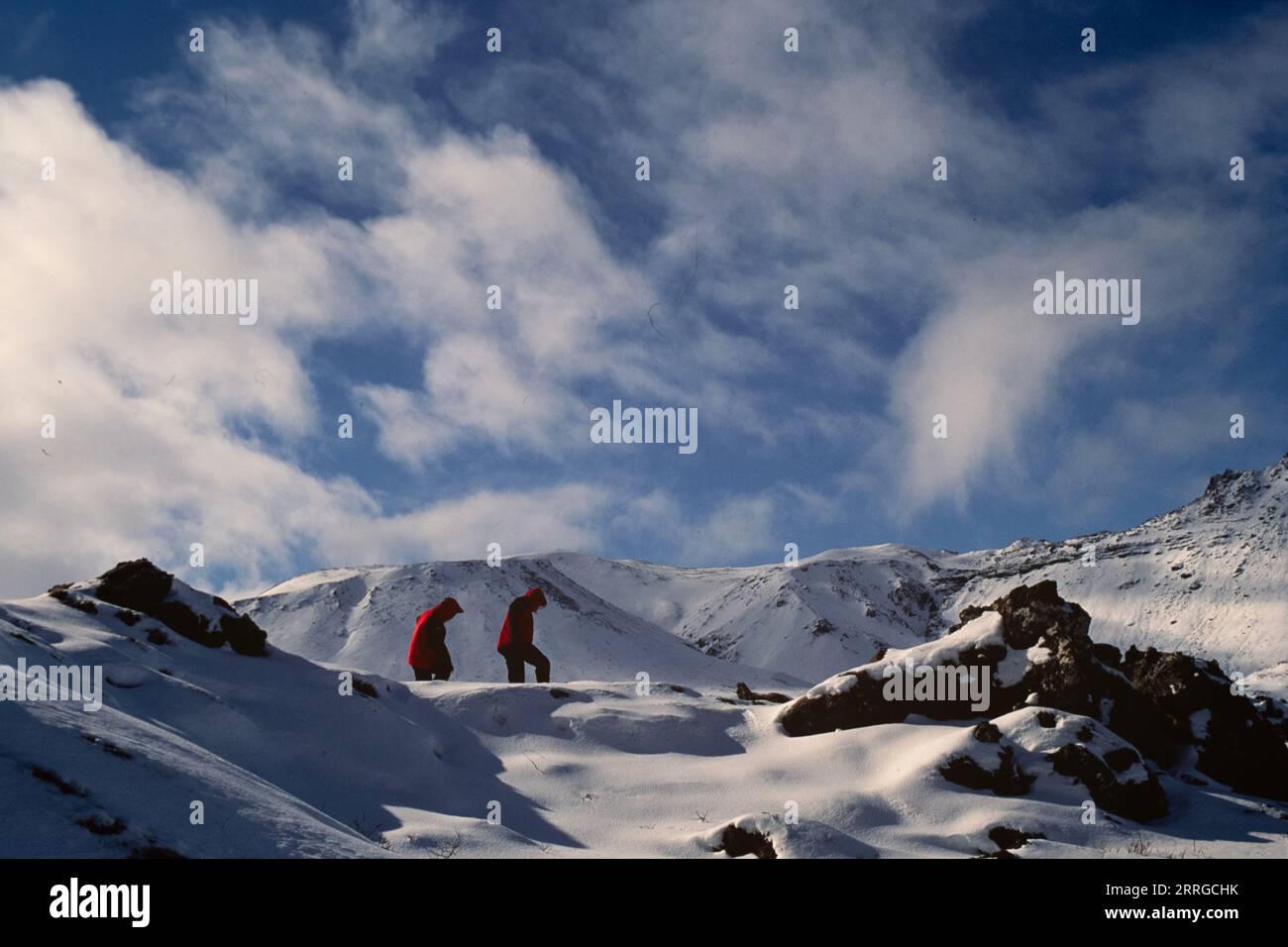 Two people crossing across hi-res stock photography and images - Alamy