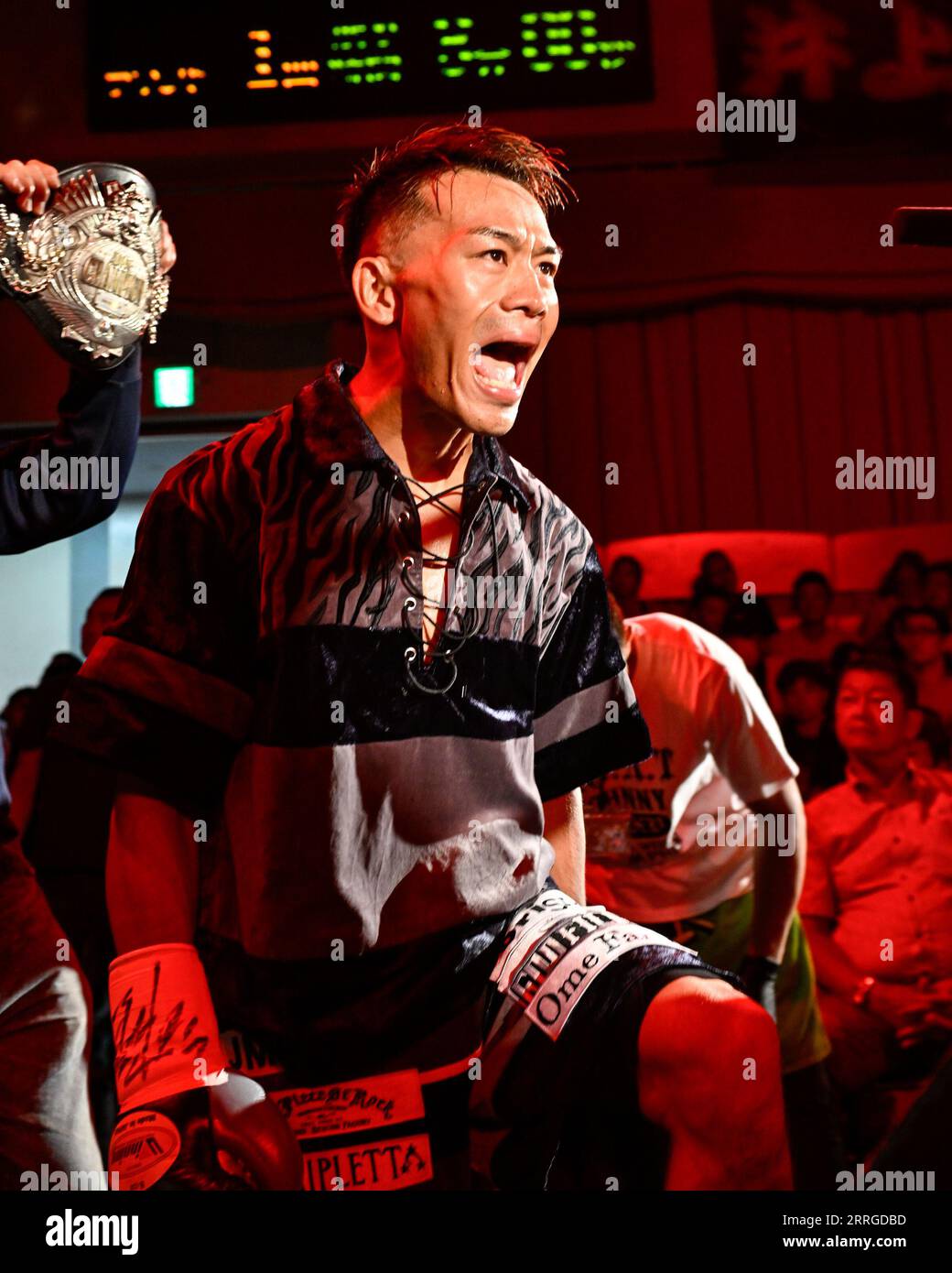 Tokyo, Japan. 30th Aug, 2023. Seiya Tsutsumi enters the ring before the ...