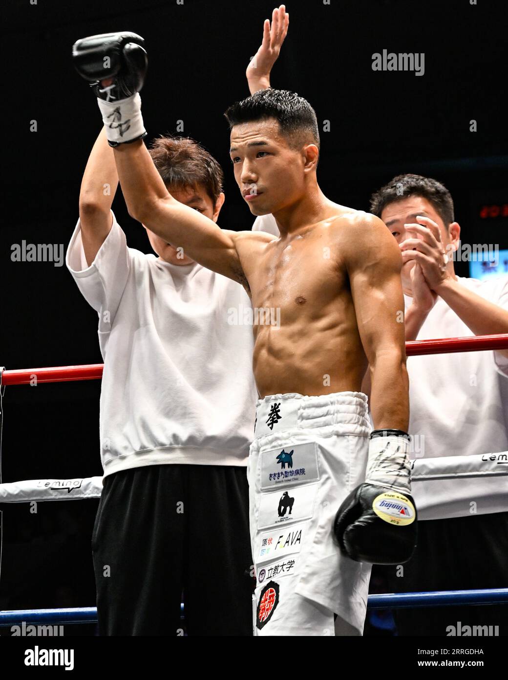 Tokyo, Japan. 30th Aug, 2023. Riku Masuda before the Japanese bantamweight title and Monster ...