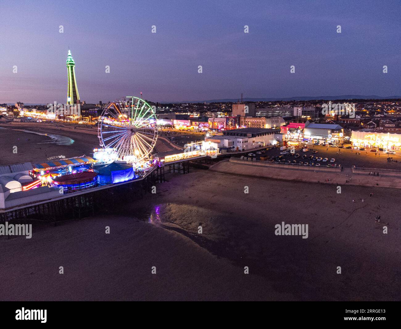 Blackpool Central Pier Stock Photo - Alamy