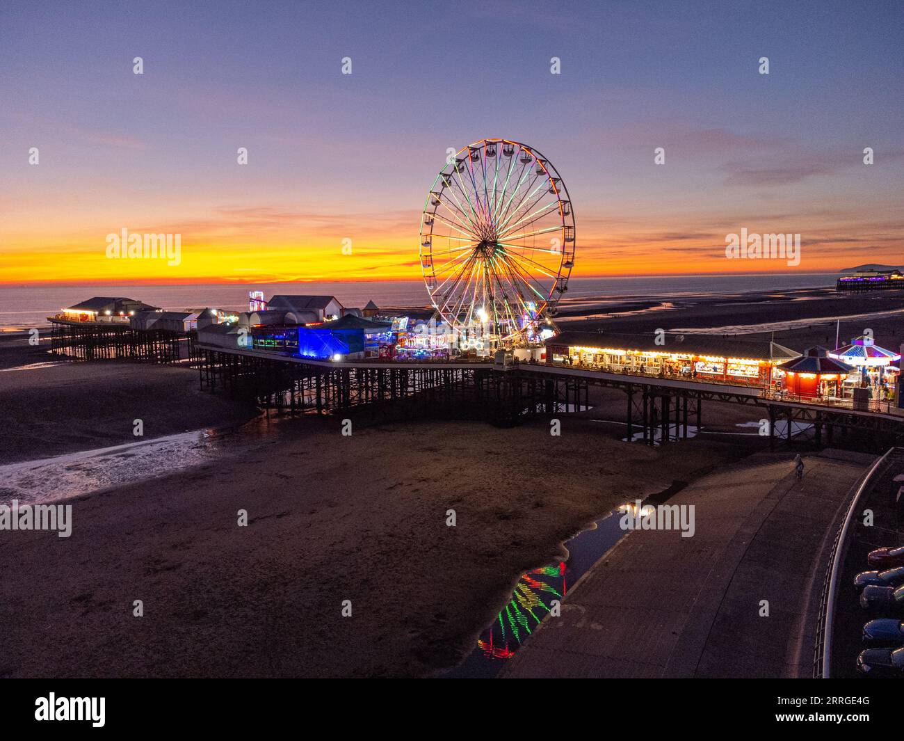 Blackpool Central Pier Stock Photo - Alamy