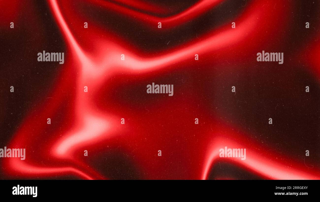 Red color gradient grainy background. Illuminated spots on black. Noise ...