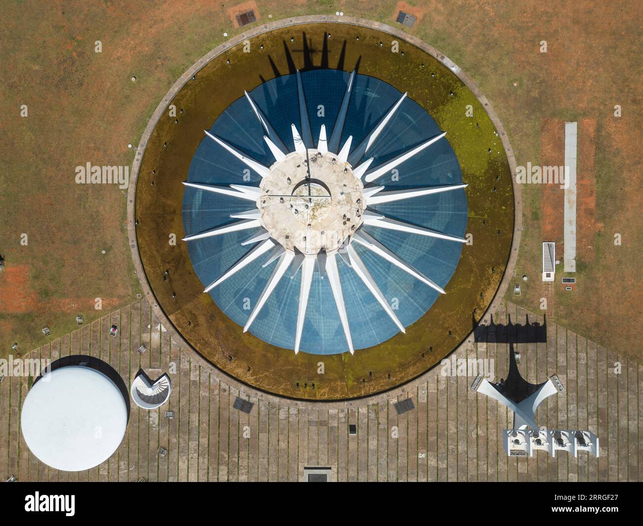 Beautiful aerial view to modern architecture cathedral church Stock ...