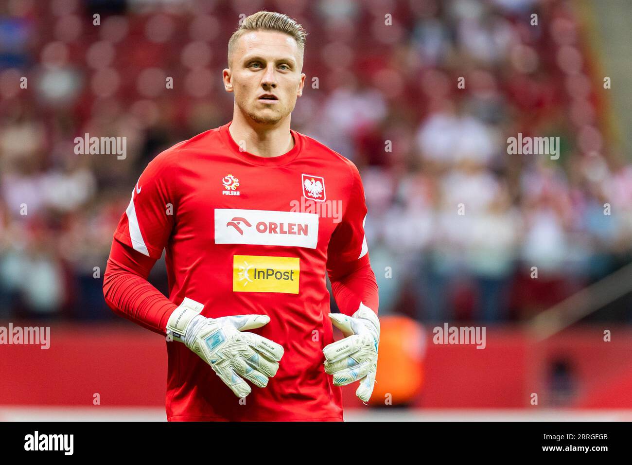 Warsaw, Poland. 07th Sep, 2023. Marcin Bulka of Poland seen during the ...