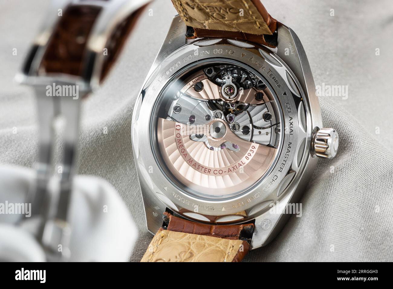 Omega Seamaster Aqua Terra Worldtimer Stock Photo - Alamy
