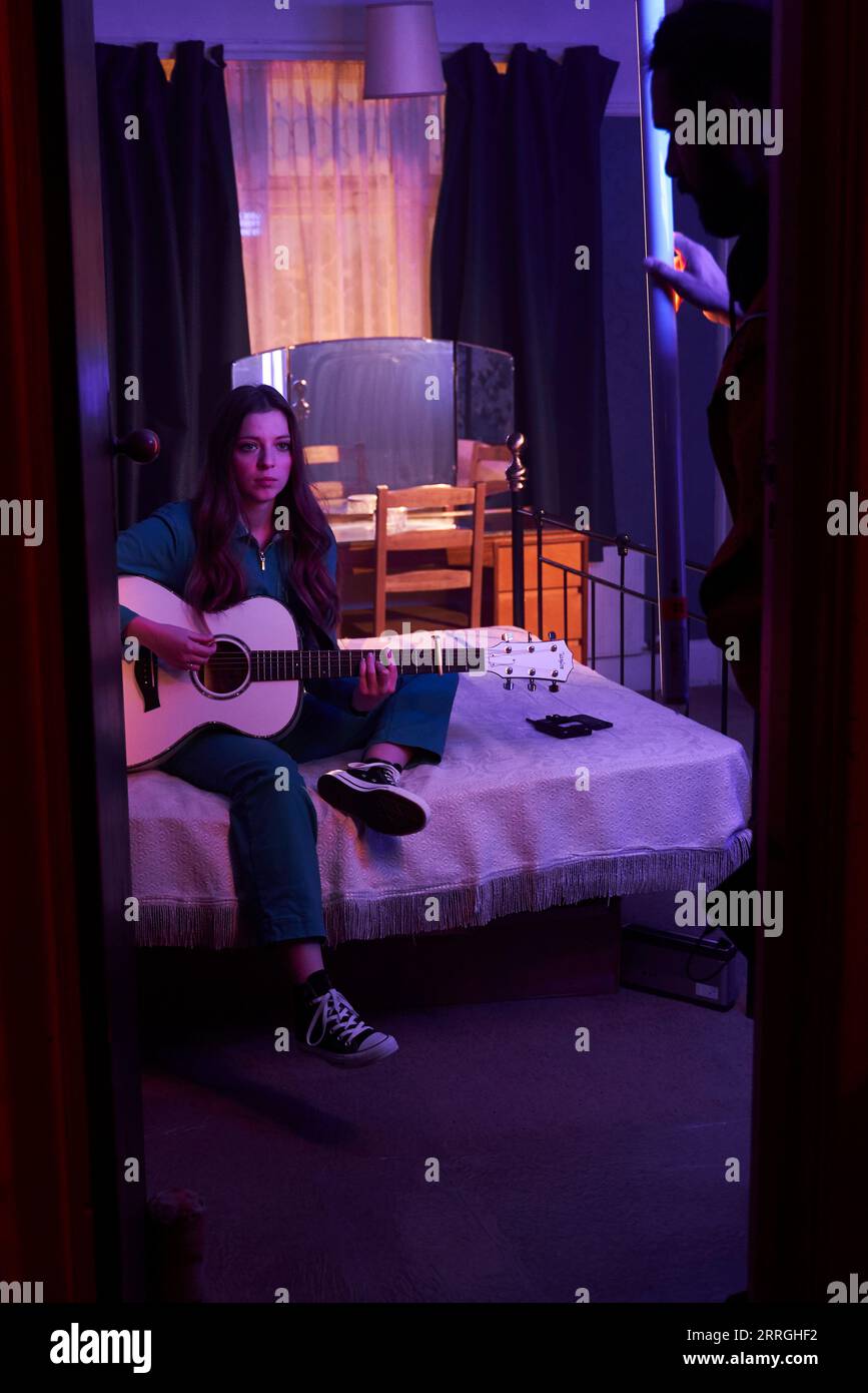 Jade Bird photographed on set of music video in 2018 Stock Photo - Alamy