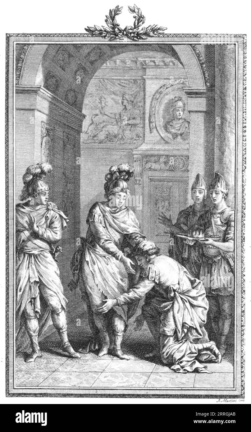 Metastasio - Demetrio - Herissant Vol.01 - Paris 1780 Stock Photo - Alamy