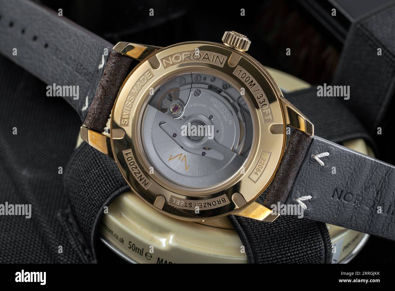 Norqain Freedom 60 wrist watch made in Switzerland Stock Photo - Alamy