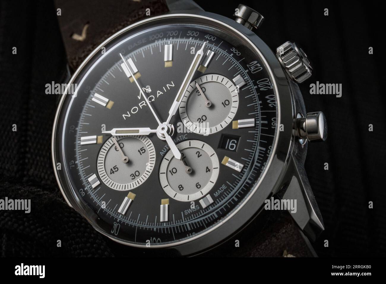 Norqain Freedom 60 wrist watch made in Switzerland Stock Photo - Alamy