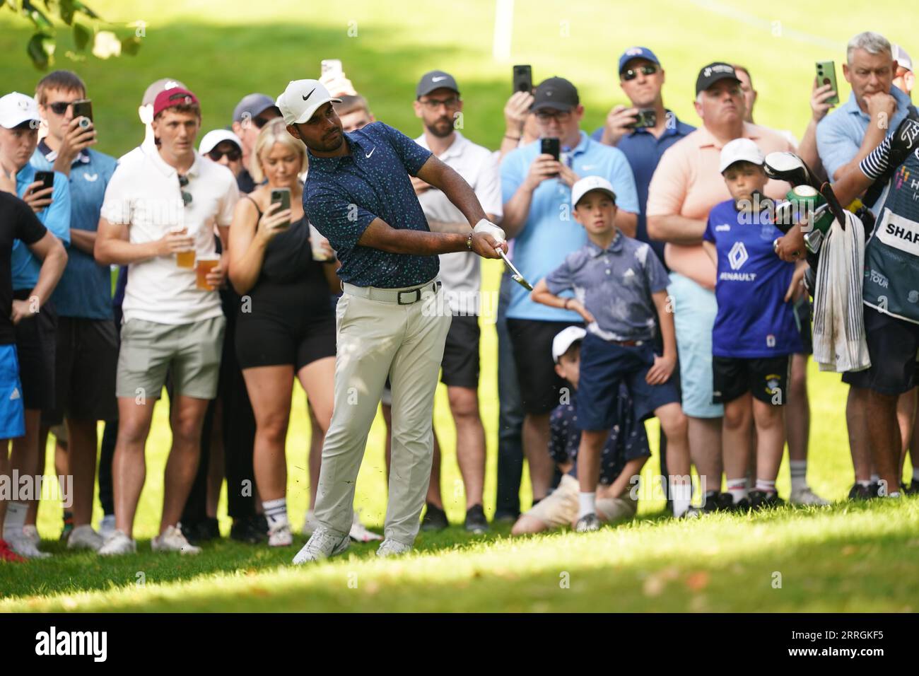Shubhankar Sharma on the 10th during day two of the 2023 Horizon Irish ...