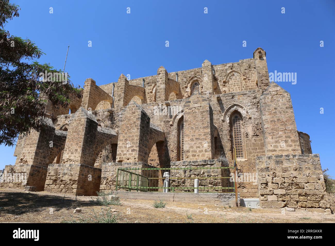 Side View of Church of St. Peter and Paul aka Bugday Mosque with a ...