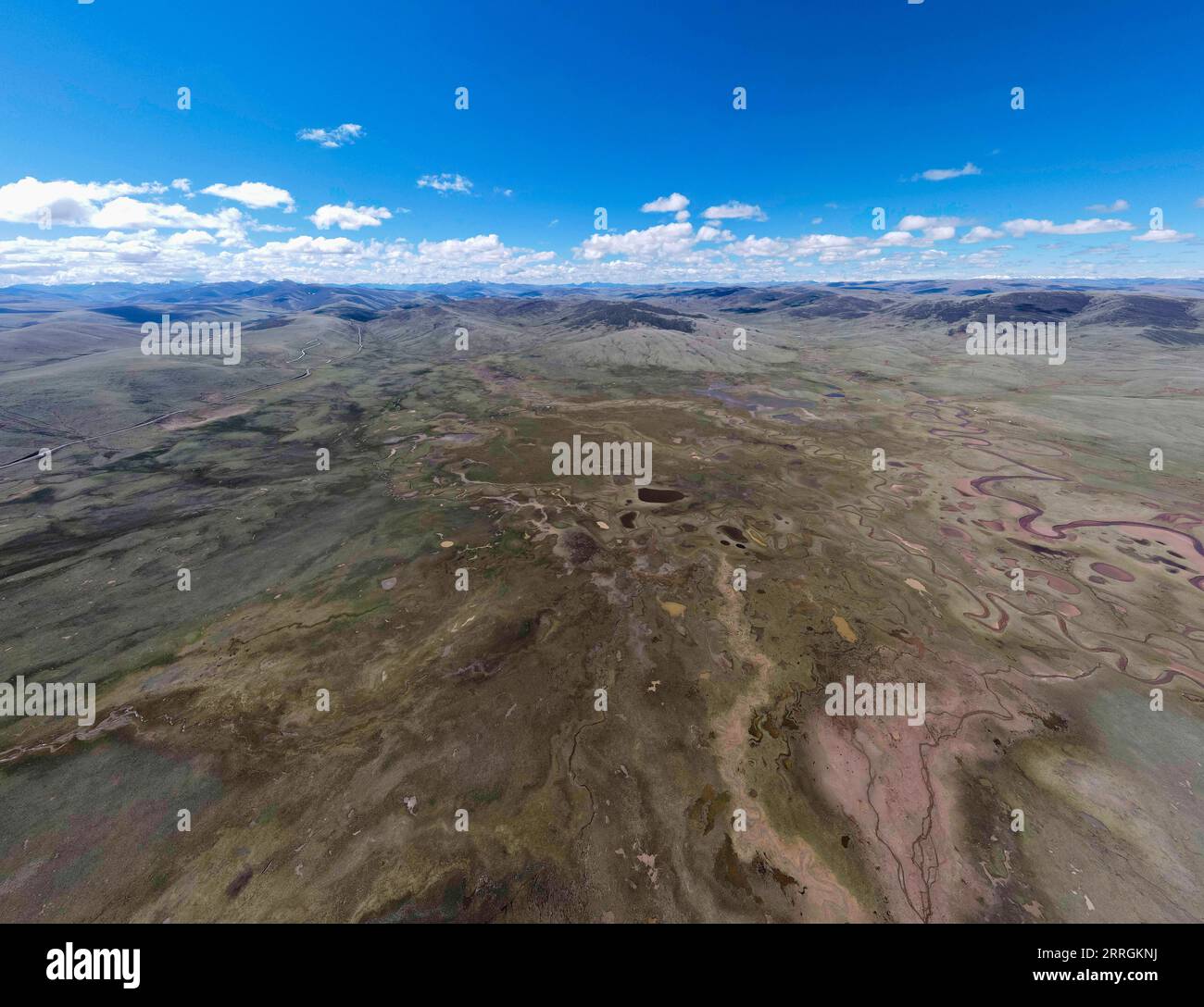 220526 -- QAMDO, May 26, 2022 -- Aerial photo taken on May 25, 2022 ...