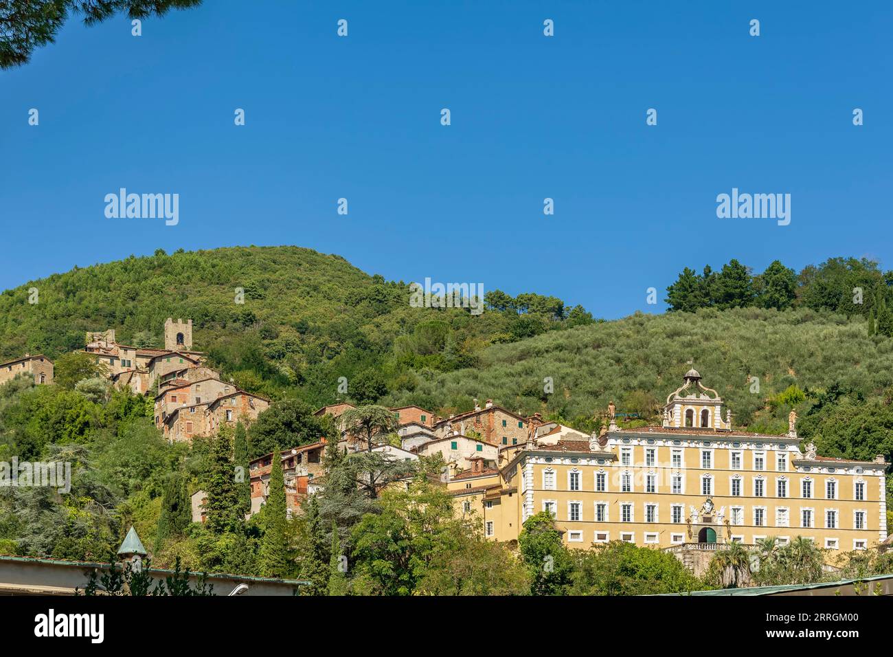 The ancient medieval village of Collodi, Italy, famous for the ...