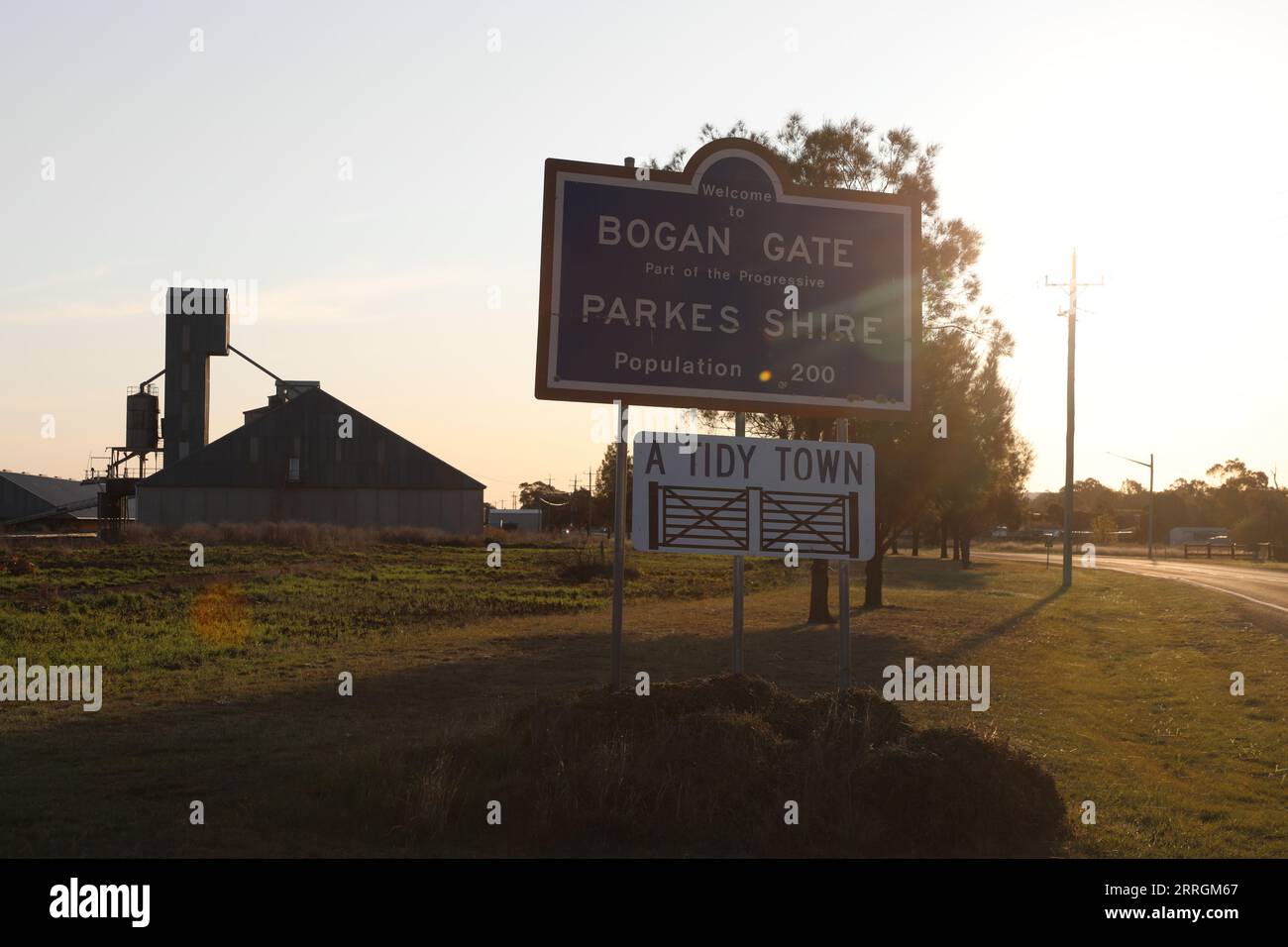 Bogan Gate, a small village in Parkes Shire of the Central West of New ...