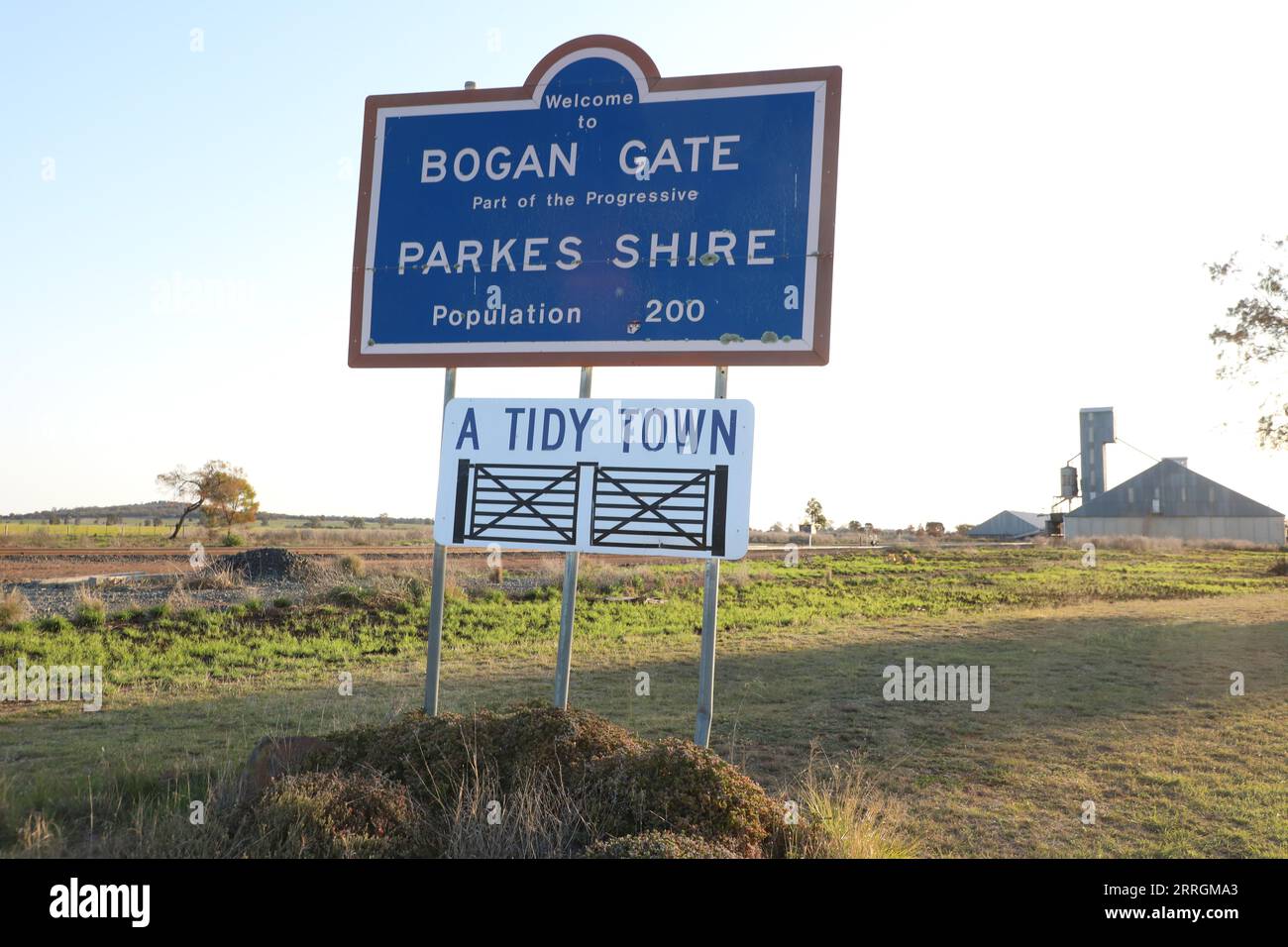 Bogan Gate, a small village in Parkes Shire of the Central West of New ...
