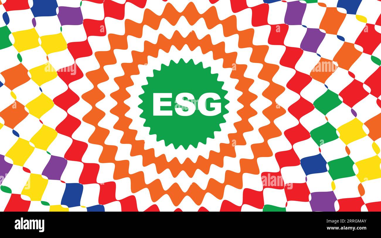 ESG Abstract background with ESG text in middle Stock Vector Image ...