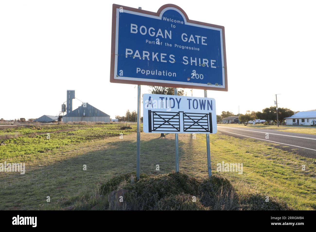 Bogan Gate, a small village in Parkes Shire of the Central West of New ...