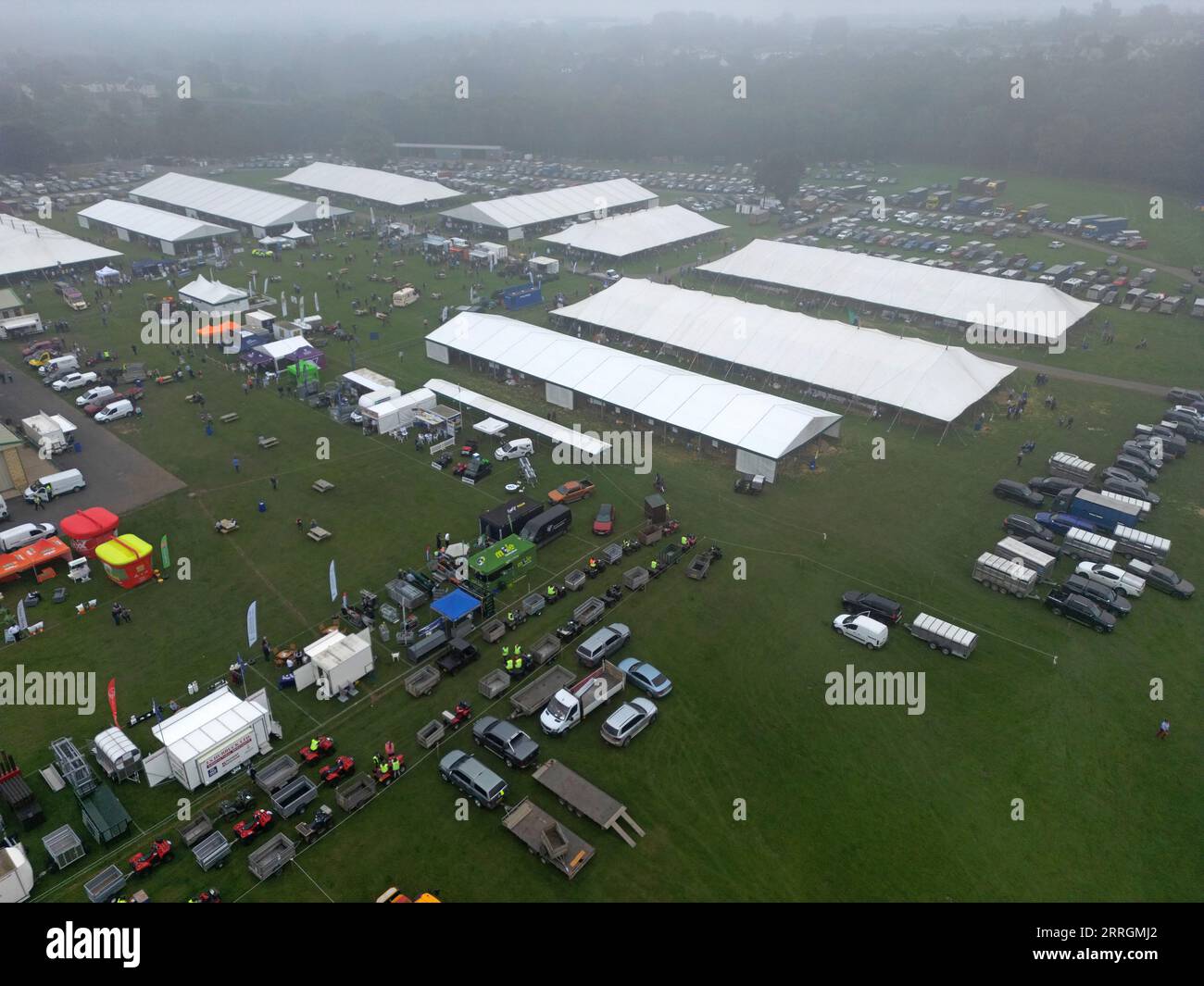 KELSO, Friday 08 September 2023. Caption: a drone overview of the ...