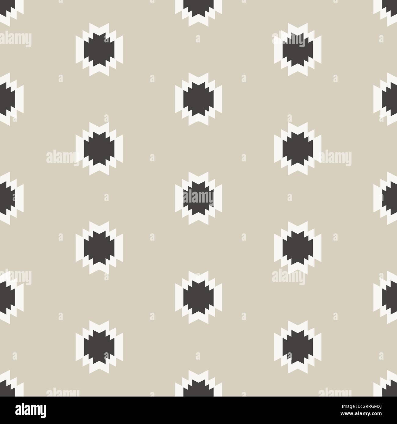 Minimal Southwestern Boho Navajo Seamless Pattern Stock Vector Image ...