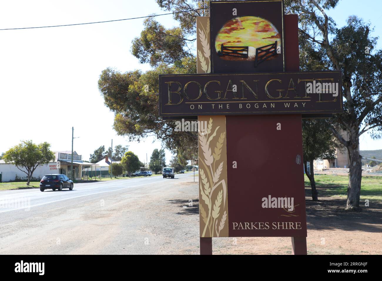 Bogan Gate, a small village in Parkes Shire of the Central West of New ...
