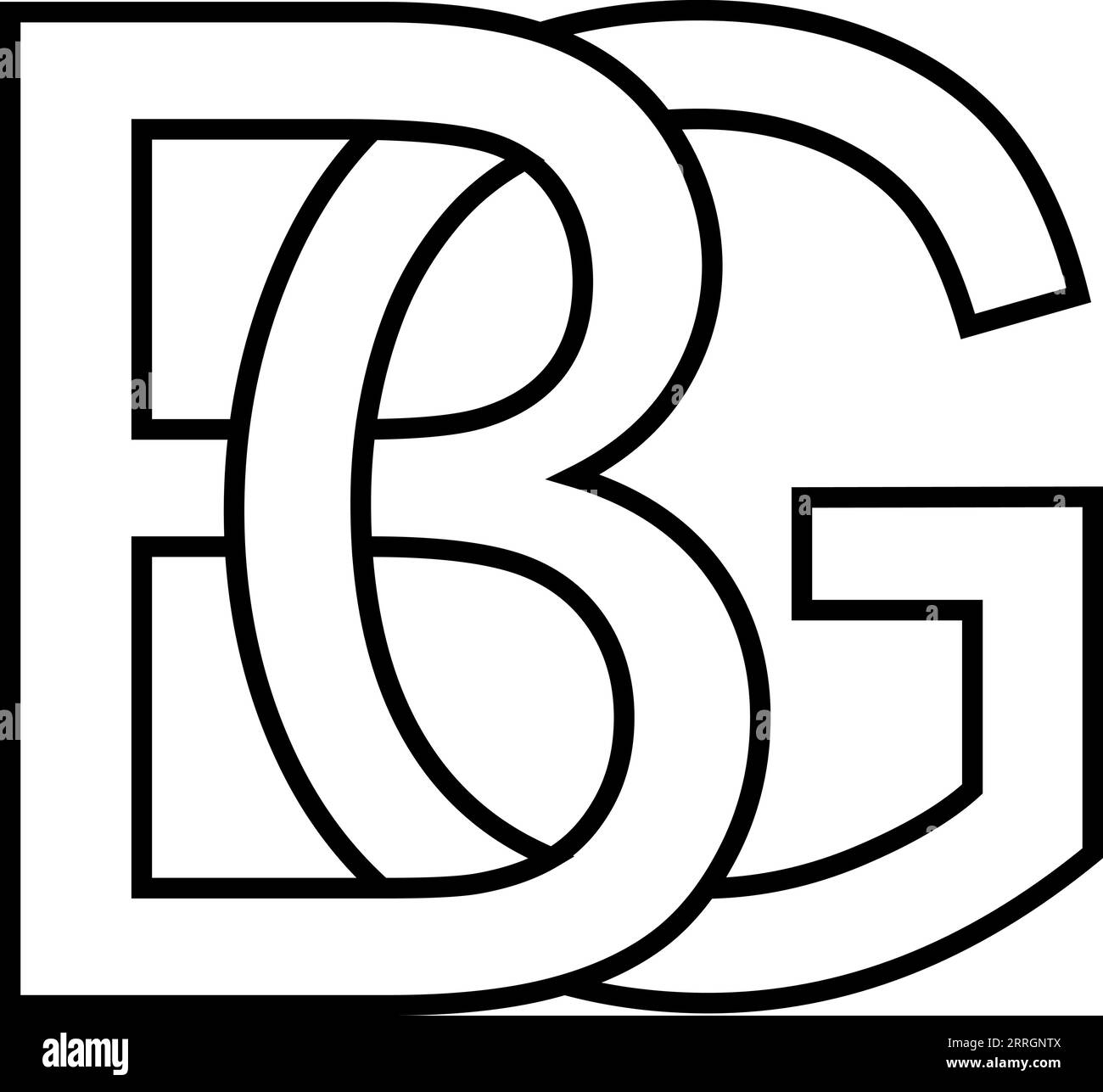 Bg sign Stock Vector Images - Alamy