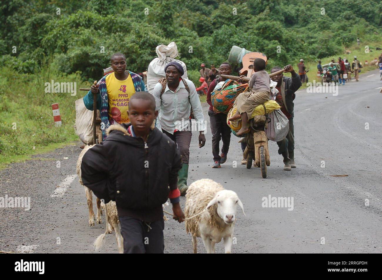Congo goma m23 clash fled hi-res stock photography and images - Alamy