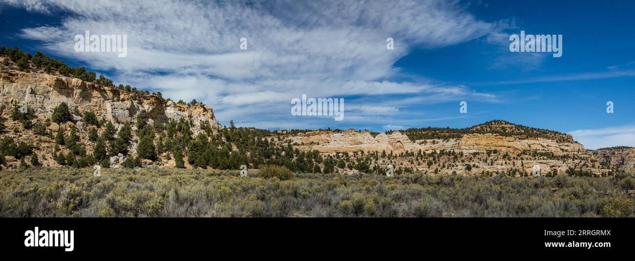 Sandstone formations on the Kaiparowits Plateau in the Grand Staircase ...