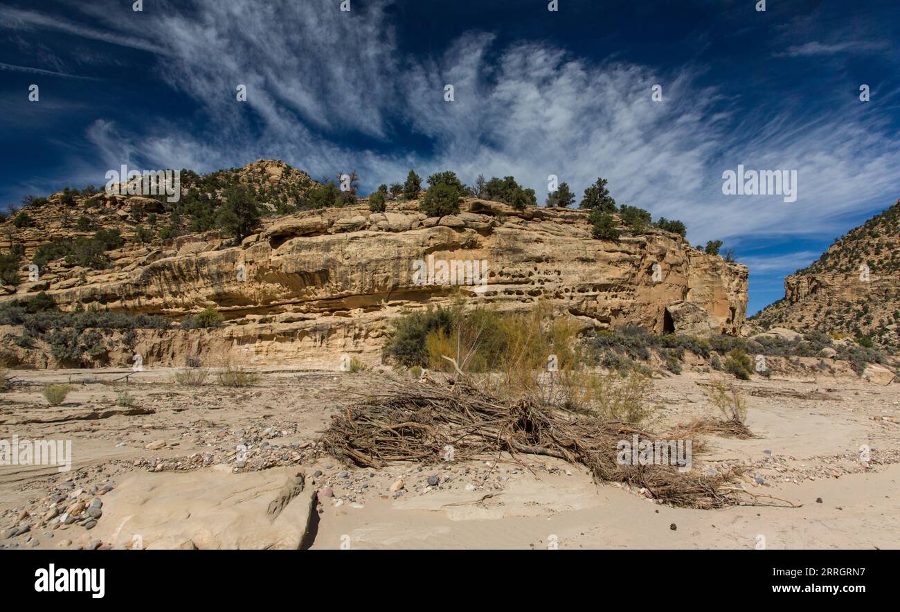 Sandstone formations on the Kaiparowits Plateau in the Grand Staircase ...
