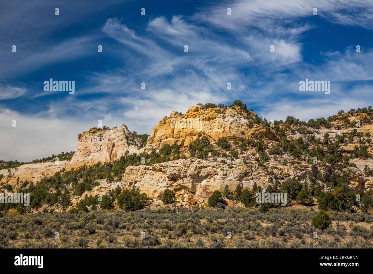 Sandstone formations on the Kaiparowits Plateau in the Grand Staircase ...