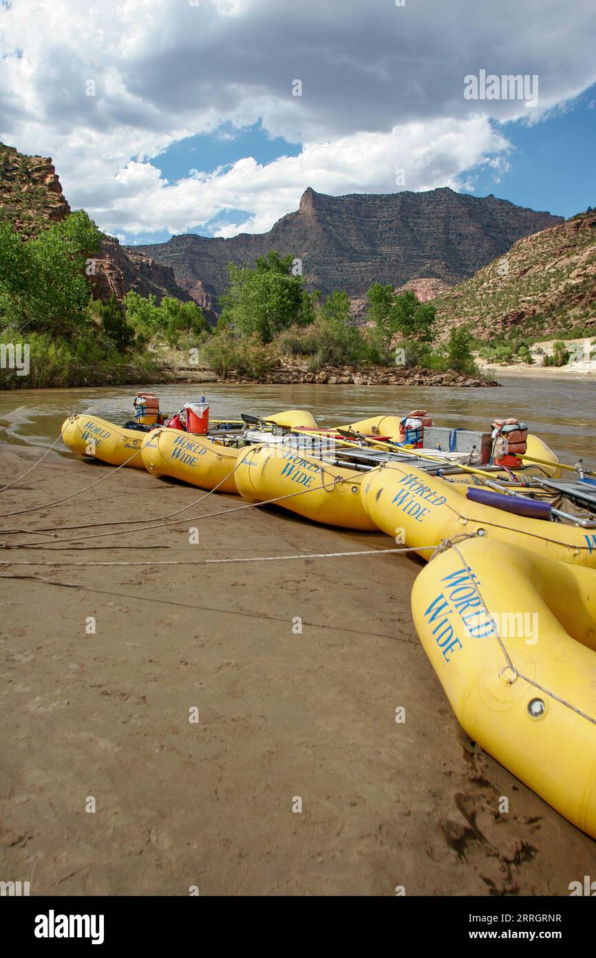 Utah green river raft hi-res stock photography and images - Alamy