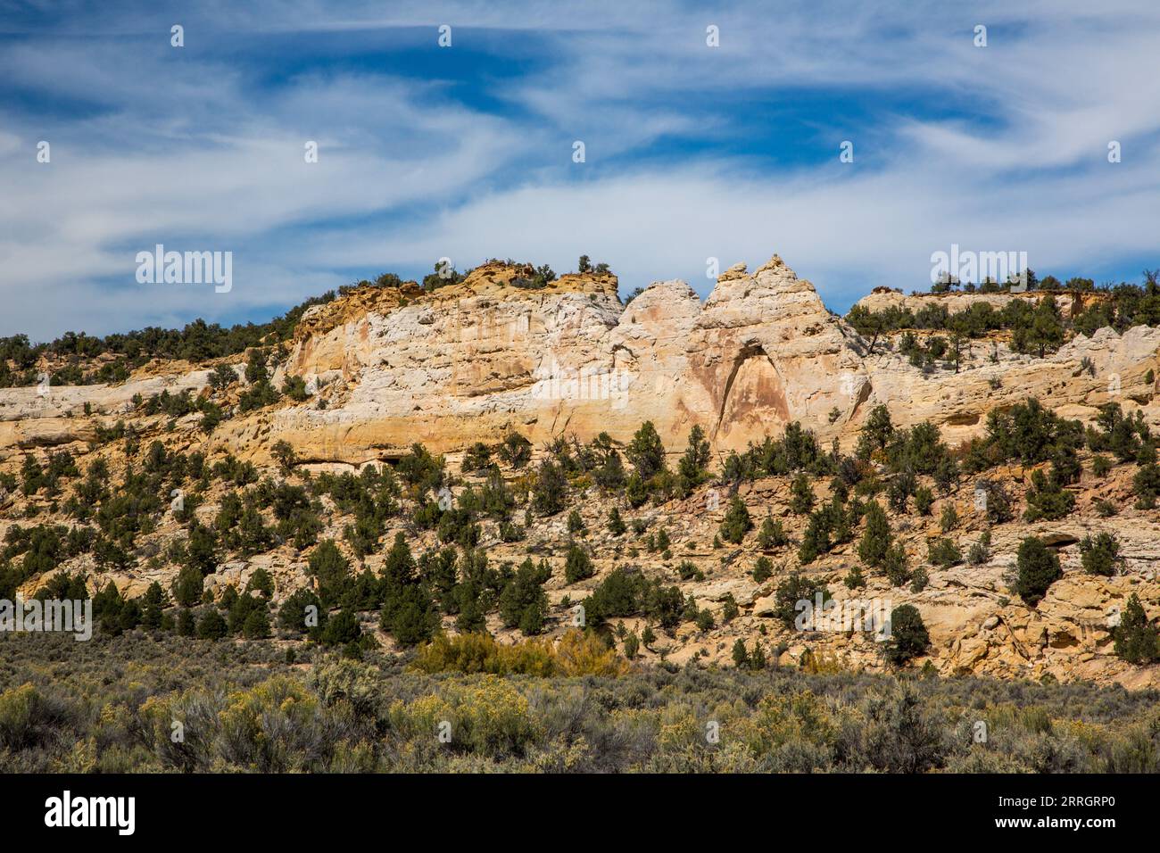 Sandstone formations on the Kaiparowits Plateau in the Grand Staircase ...