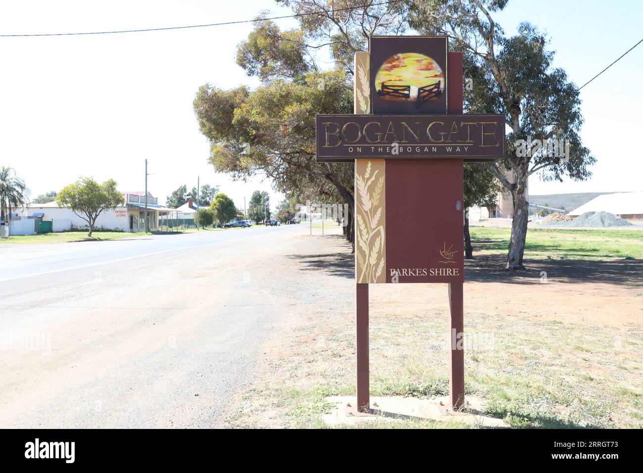 Bogan Gate, a small village in Parkes Shire of the Central West of New ...
