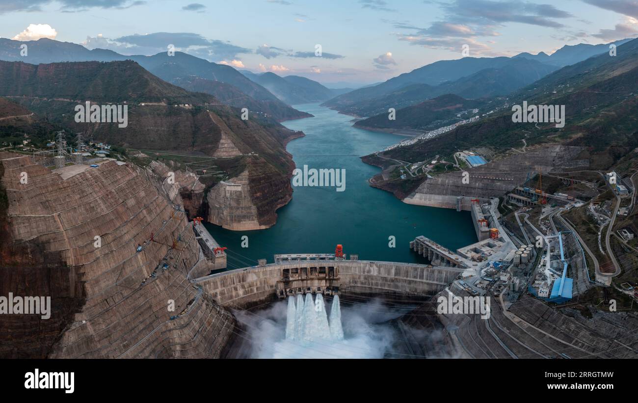 Baihetan hydropower station hi-res stock photography and images - Alamy