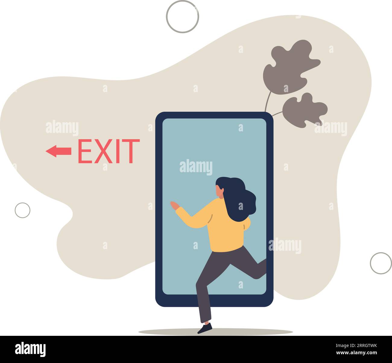 Reduce Mobile Screen Time Digital Detox Exit From Virtual Social Media And Live Your Real Life