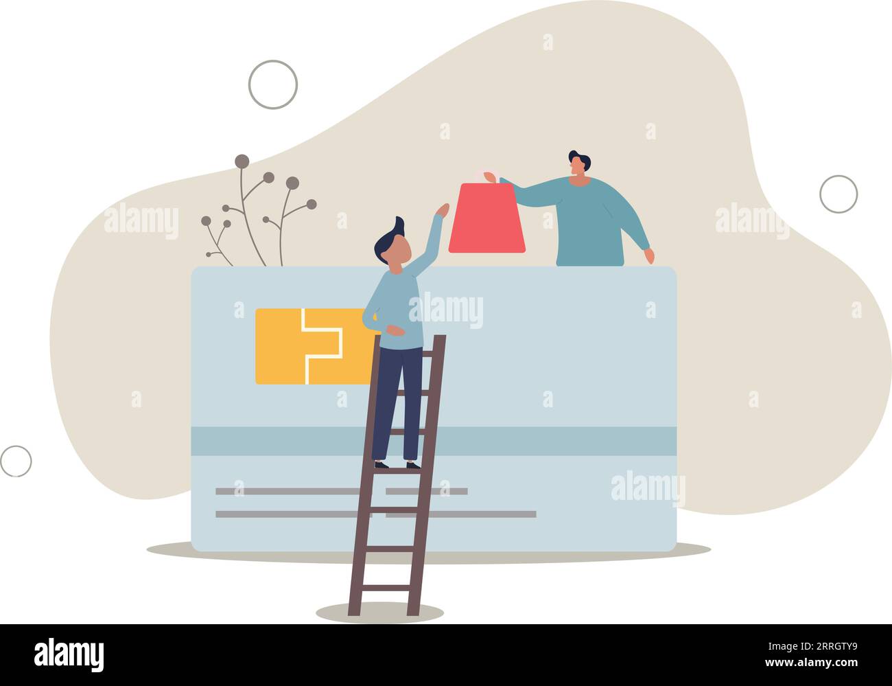 Electronic payment for online shopping, credit or debit card payment ...