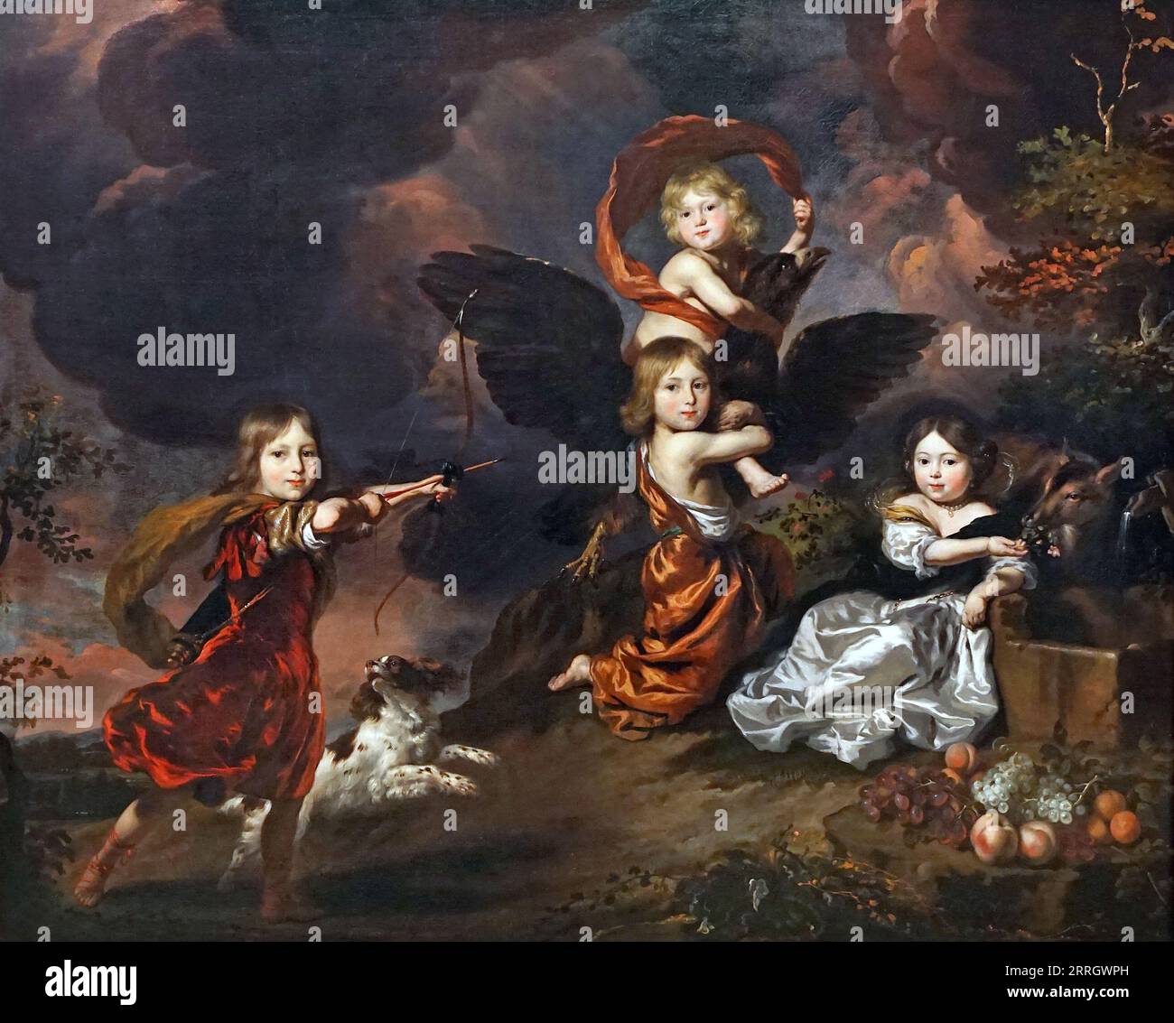 Four children mythological figures hi-res stock photography and images ...