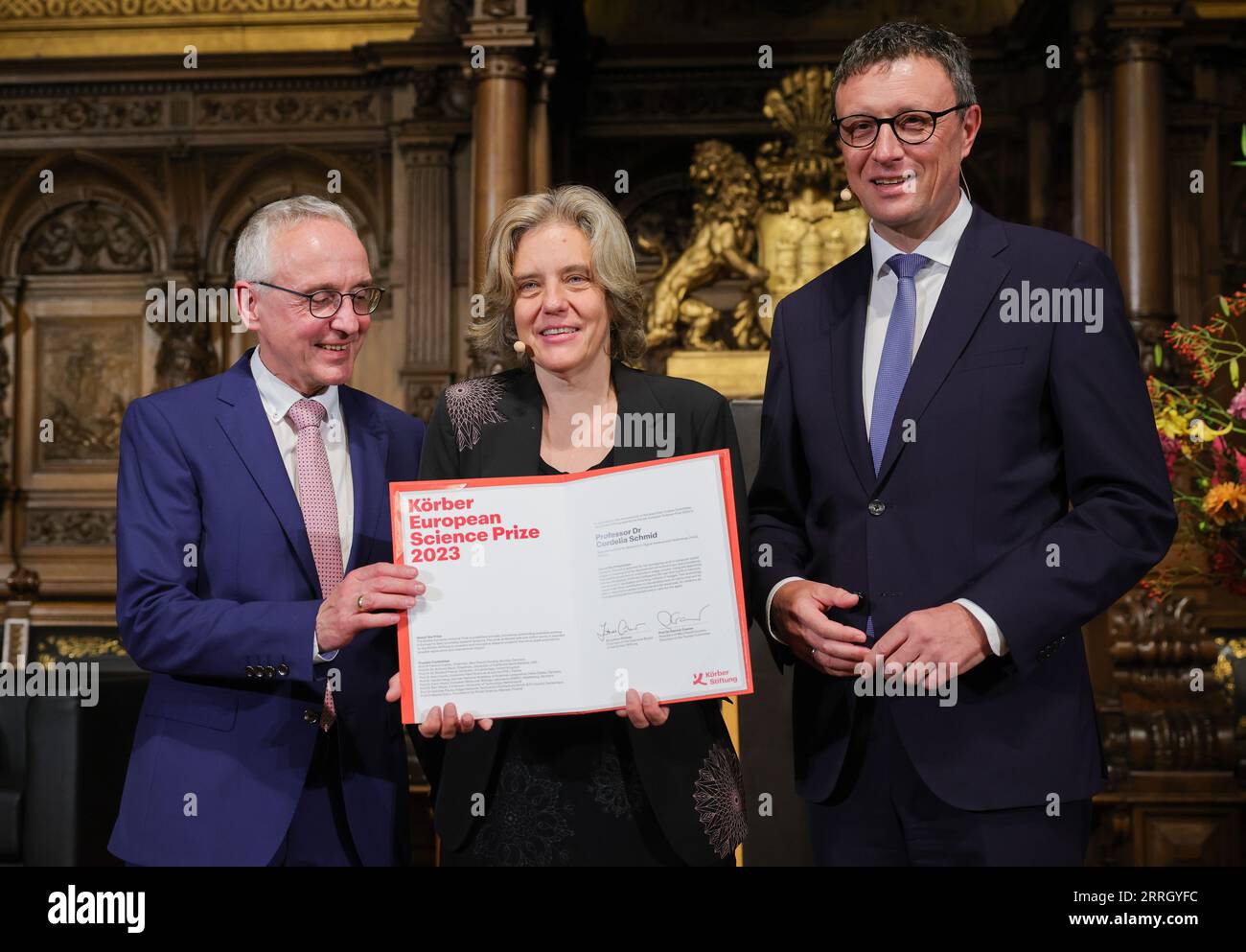 08 September 2023, Hamburg: Cordelia Schmid, a researcher at the ...